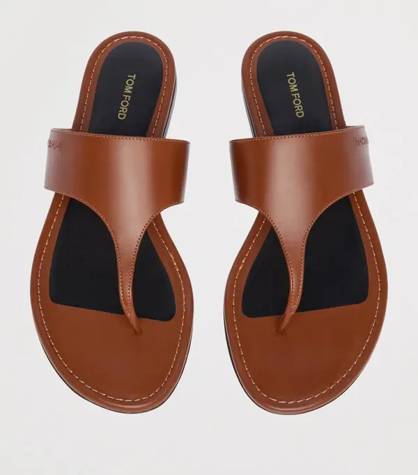 TOM FORD Julianne Calf Leather Sandals