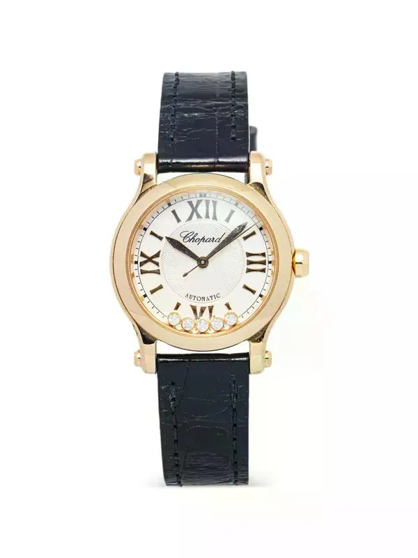 Chopard Happy Sport 30mm Watch With Mother-of-pearl Dial And Floating Diamonds - Neutrals