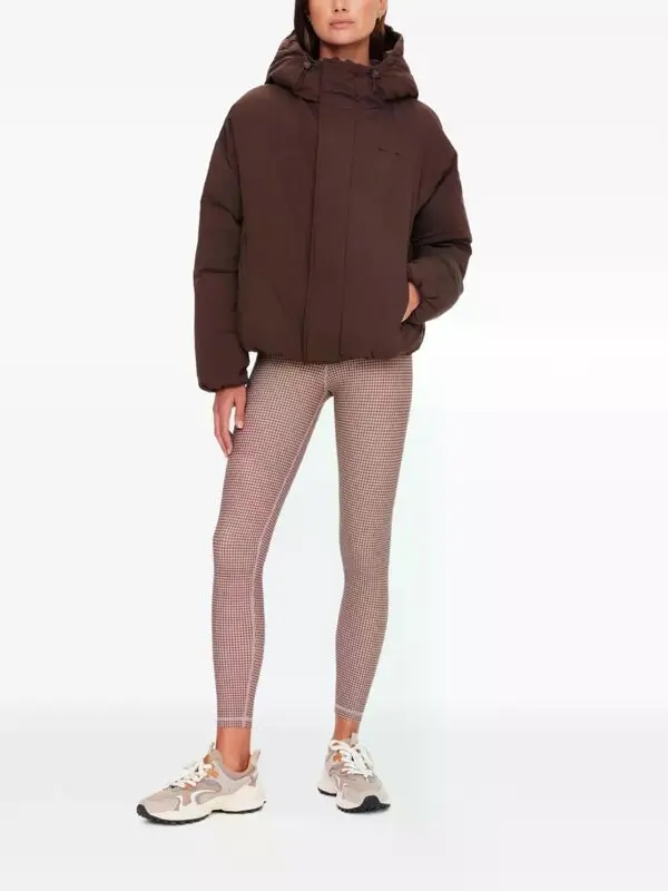 The Upside Mercer Hooded Puffer Jacket - Brown