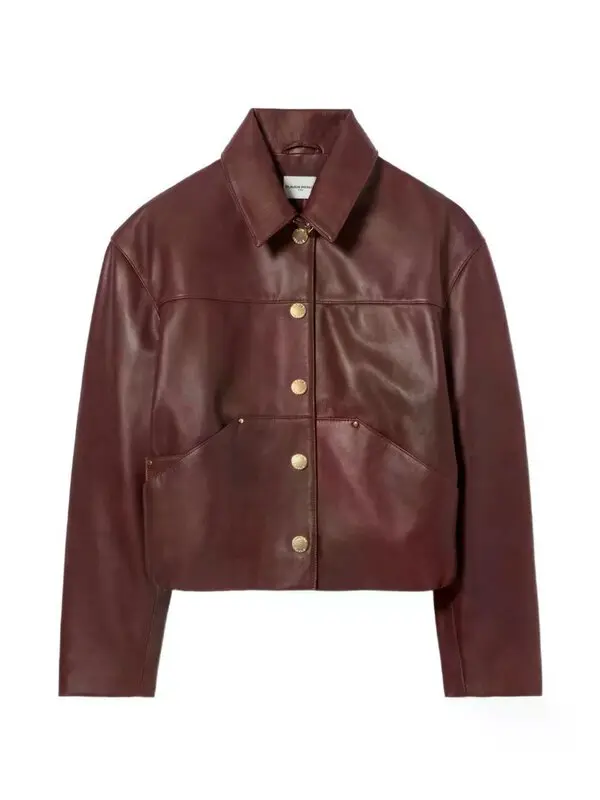 Claudie Pierlot Oversized Leather Jacket