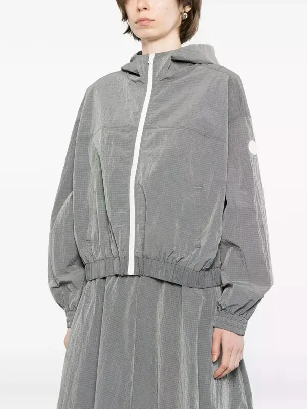 AGNES B. Ribstop Windbreaker Jacket