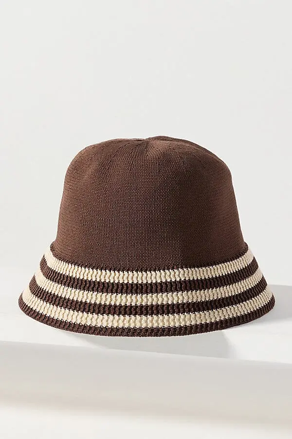 WYETH Nub Cloche Hat - Brown