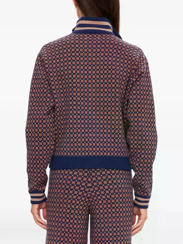 The Upside Lumiere Margot Geometric-pattern Track Jacket