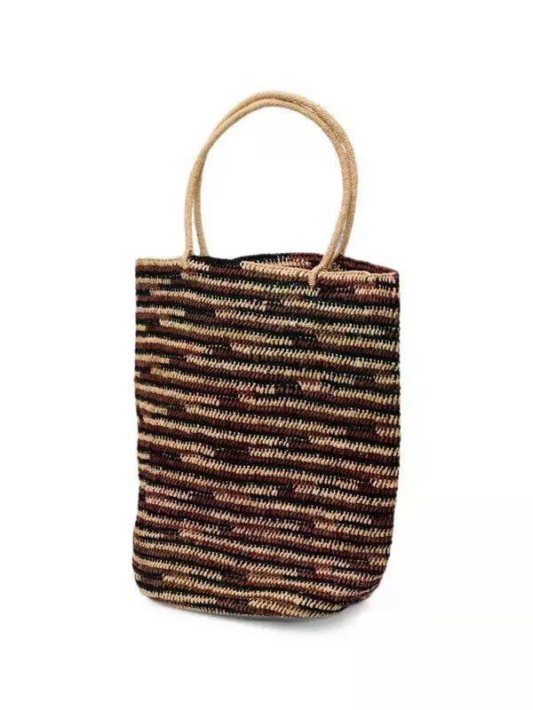 AGNES B. Raffia Tote Bag