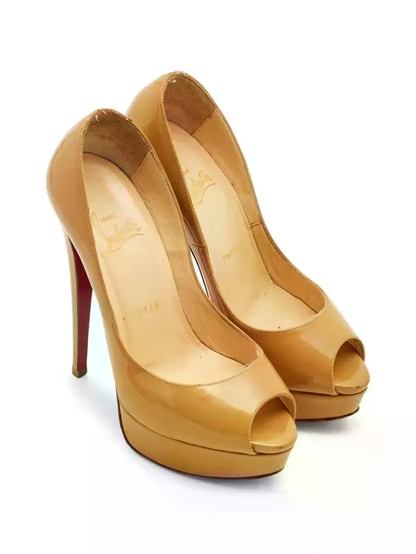 CHRISTIAN LOUBOUTIN Lady Peep Platform Pumps