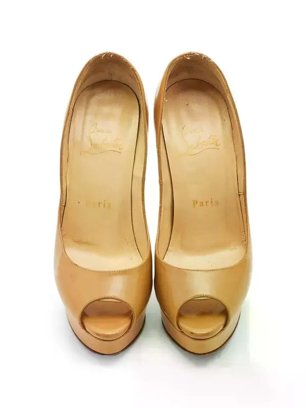 CHRISTIAN LOUBOUTIN Lady Peep Platform Pumps