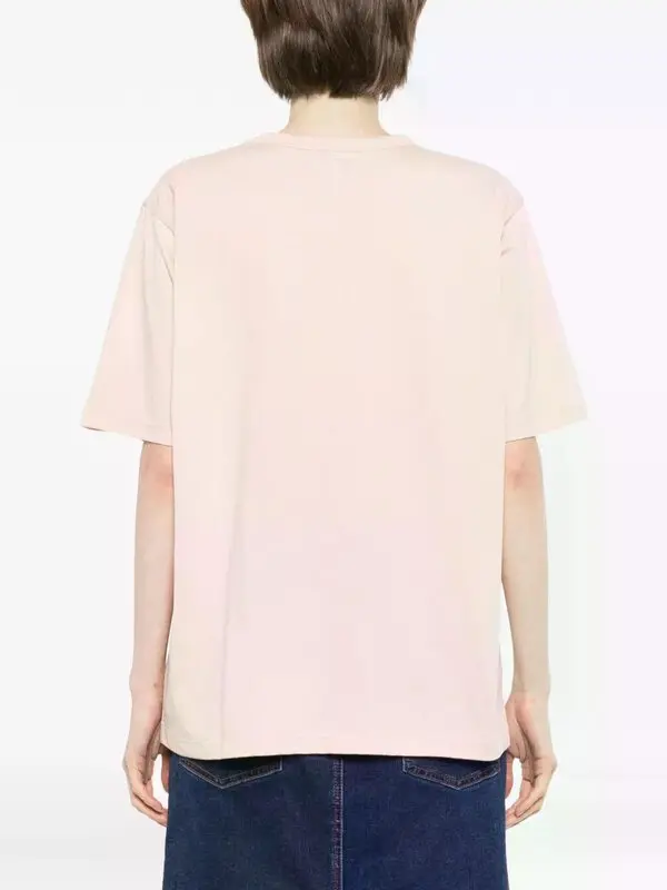 AGNES B. Logo Embroidered T-shirt
