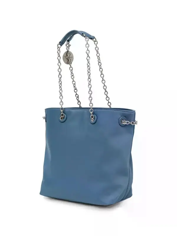AGNES B. Chain-link Strap Tote Bag