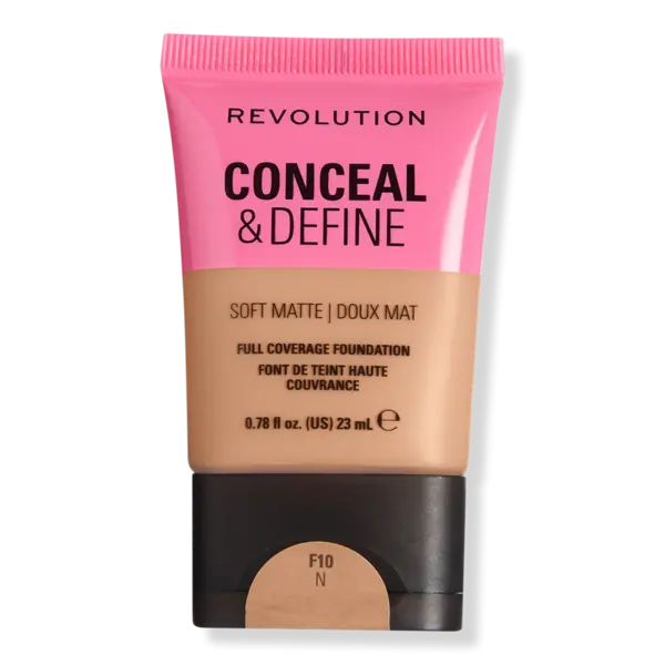 REVOLUTION BEAUTY Conceal & Define Soft Matte Full Coverage Foundation - F10n