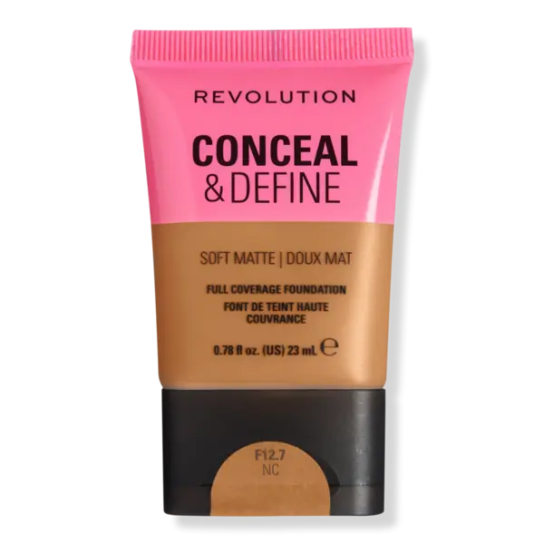 REVOLUTION BEAUTY Conceal & Define Soft Matte Full Coverage Foundation - F12.7nc