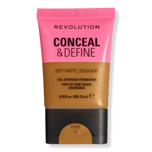 REVOLUTION BEAUTY Conceal & Define Soft Matte Full Coverage Foundation - F10.9w