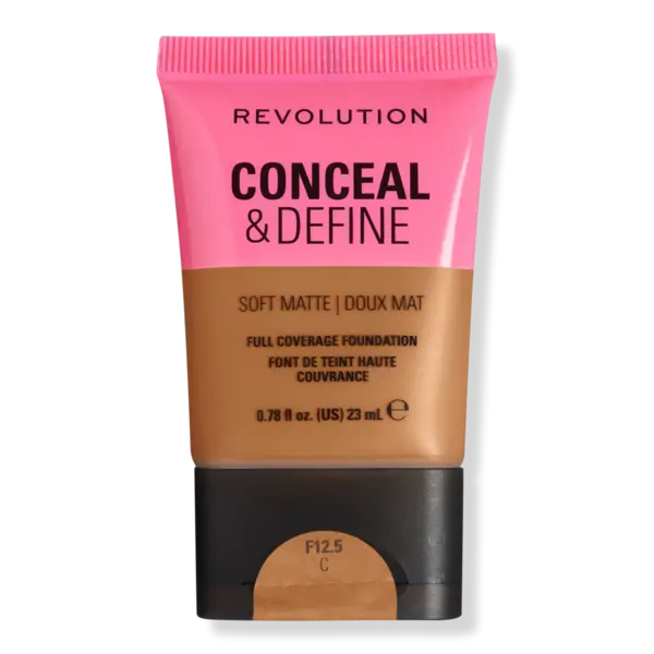 REVOLUTION BEAUTY Conceal & Define Soft Matte Full Coverage Foundation - F12.5c