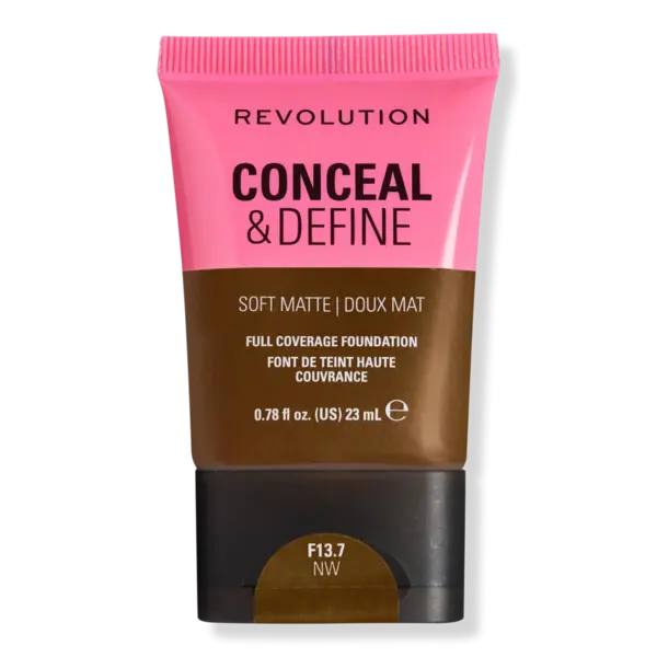 REVOLUTION BEAUTY Conceal & Define Soft Matte Full Coverage Foundation - F13.7nw