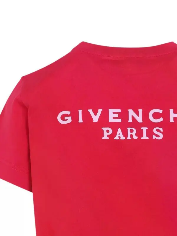 Givenchy Logo Print Cotton T-shirt - Pink