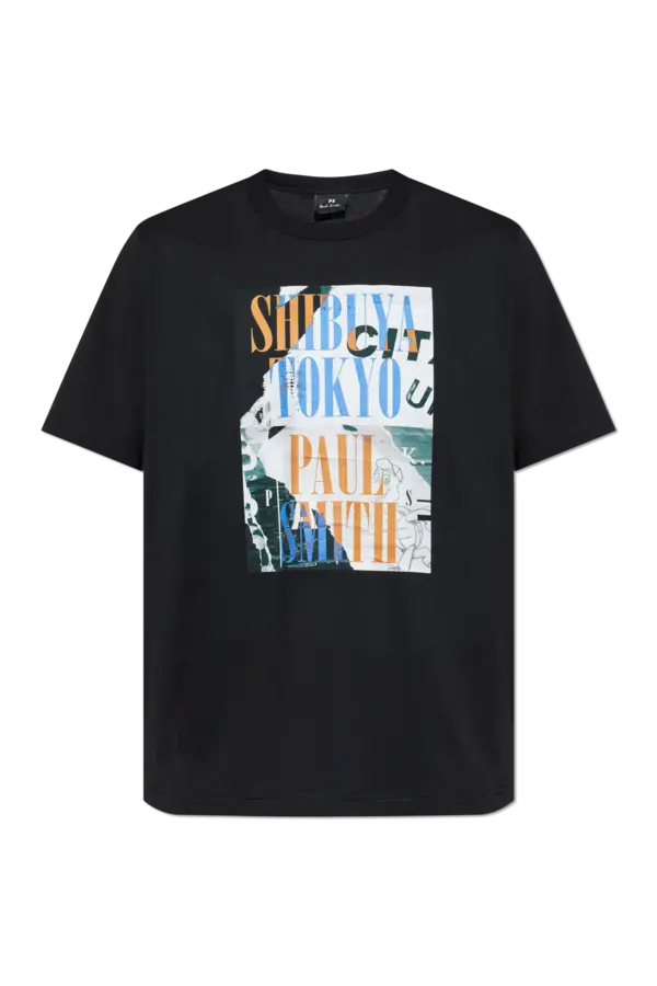 Paul Smith T-shirt With Print - Black