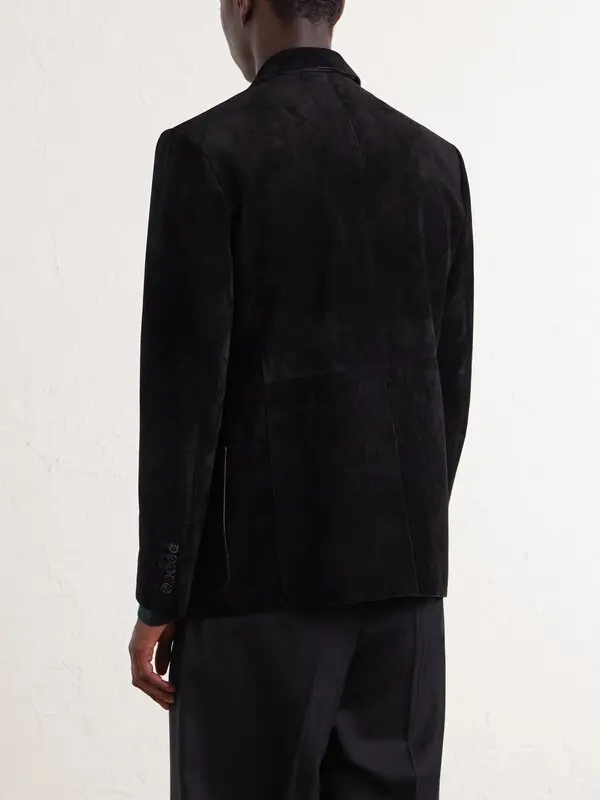 TOM FORD Panelled Suede Blazer