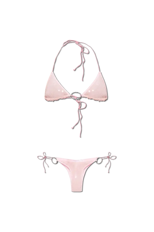 Oseree Two-piece Sequin Swimsuit