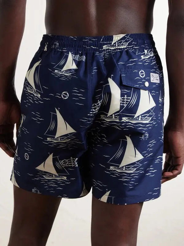 Polo Ralph Lauren Printed Mid-length Swim Shorts