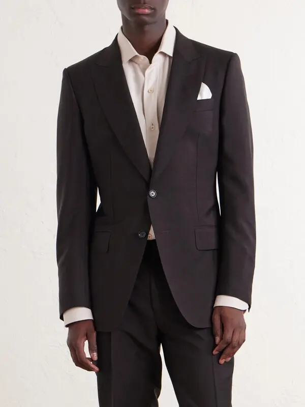 TOM FORD O'connor Mohair And Wool-blend Suit Jacket