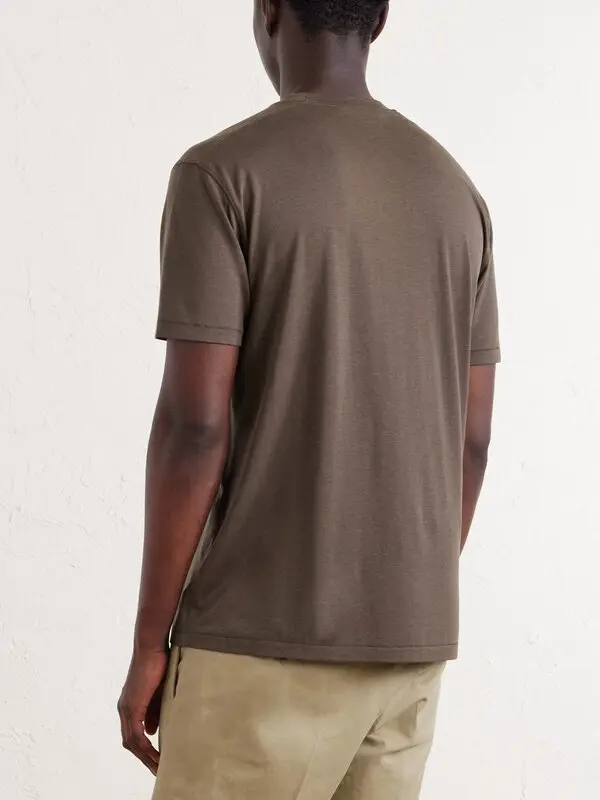 TOM FORD Lyocell And Cotton-blend T-shirt