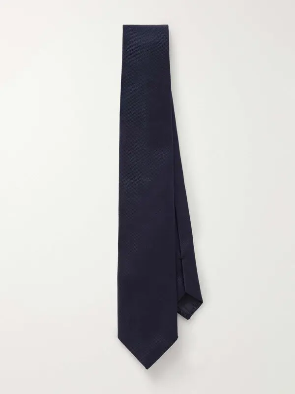 TOM FORD 7cm Silk-twill Tie - Navy