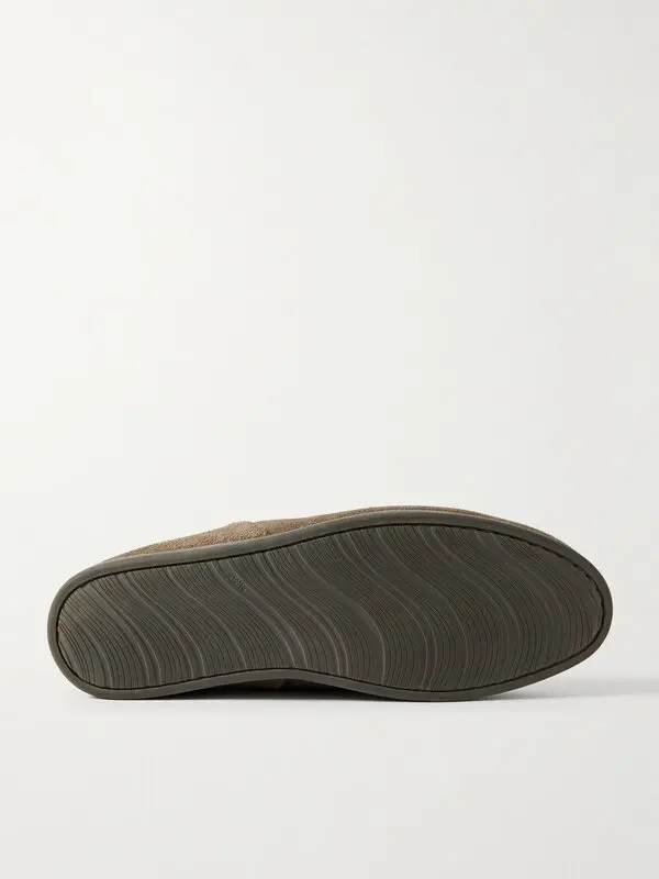 STOFFA Suede Slip-on Slippers