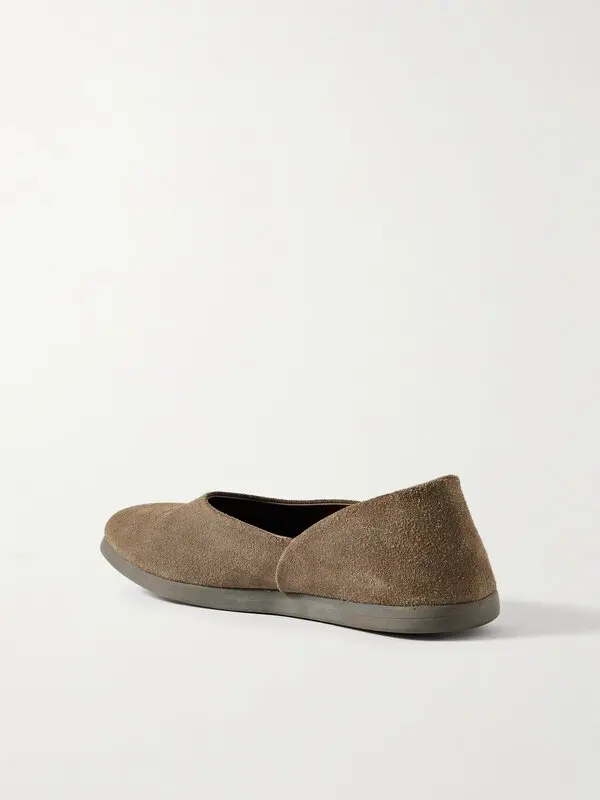 STOFFA Suede Slip-on Slippers