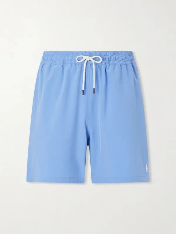 Polo Ralph Lauren Traveler Straight-leg Recycled Swim Shorts - Blue
