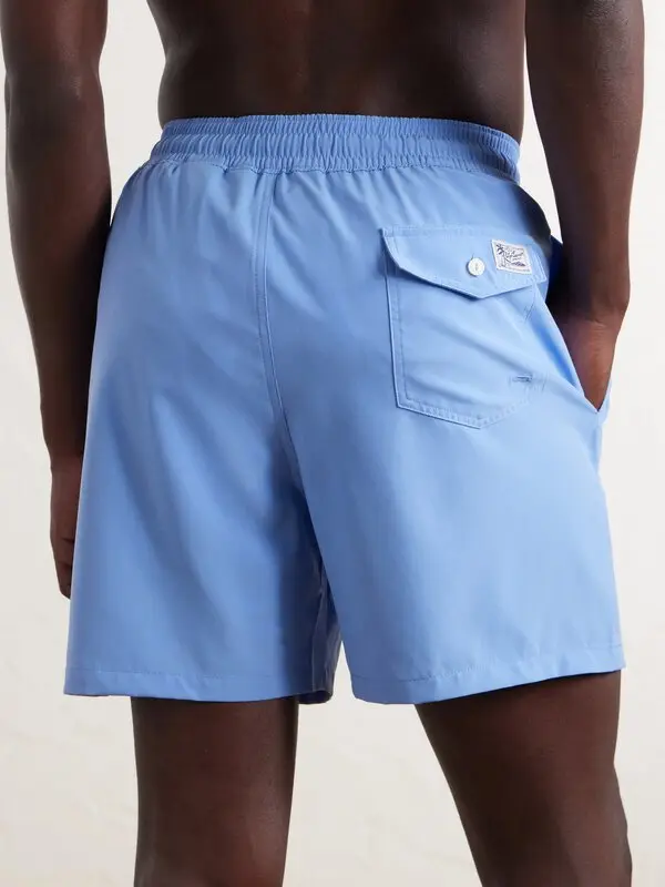 Polo Ralph Lauren Traveler Straight-leg Recycled Swim Shorts - Blue