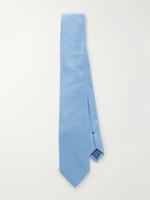 TOM FORD 7cm Silk-twill Neck Tie - Blue