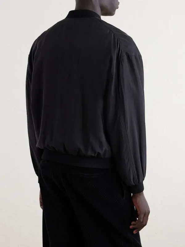 THE ROW Orianel Silk-satin Bomber Jacket