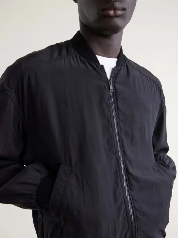 THE ROW Orianel Silk-satin Bomber Jacket