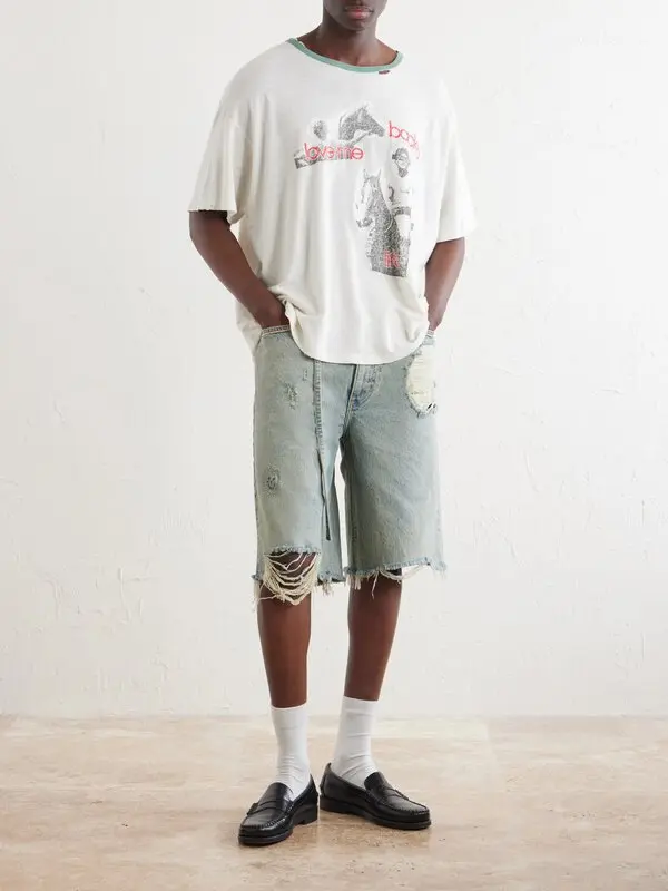 PALY HOLLYWOOD Back To Life Printed Cotton-jersey T-shirt