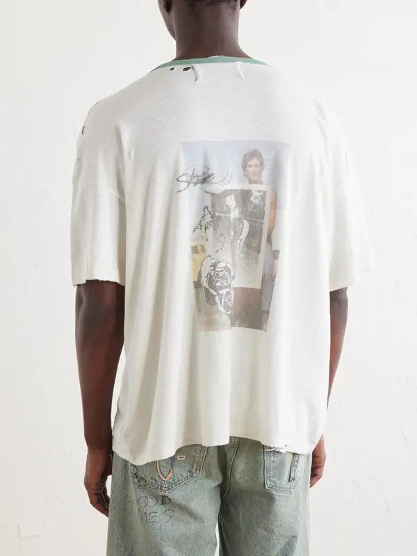 PALY HOLLYWOOD Back To Life Printed Cotton-jersey T-shirt
