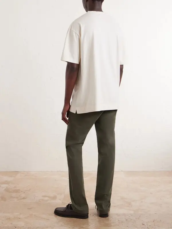 Massimo Alba Nevis Cotton-jersey T-shirt - Neutrals