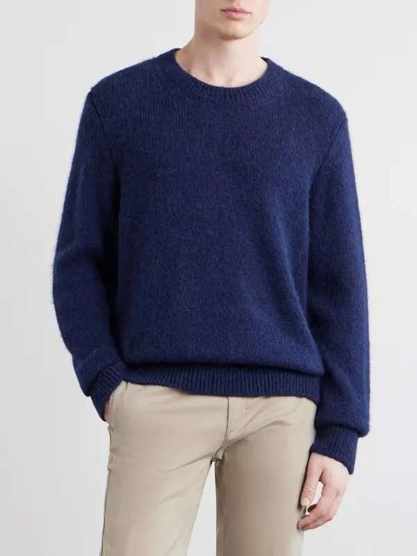 Massimo Alba Bruce Alpaca-blend Crewneck Sweater