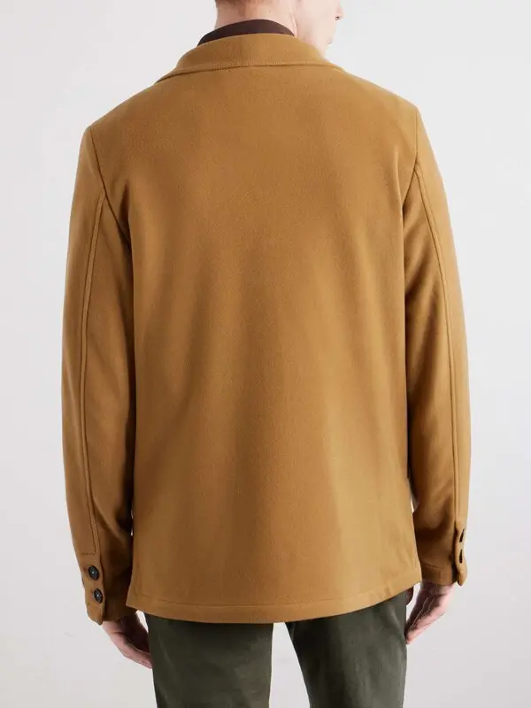 Massimo Alba Baglietto Virgin Wool Overshirt