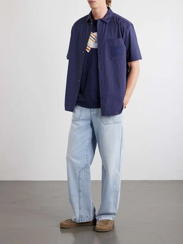 Loewe Paula's Ibiza Patch-appliqué Cotton-blend Jersey T-shirt