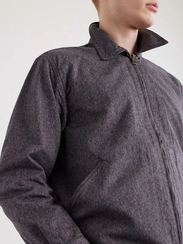 FULLCOUNT Mock Twist Denim Zip-up Jacket