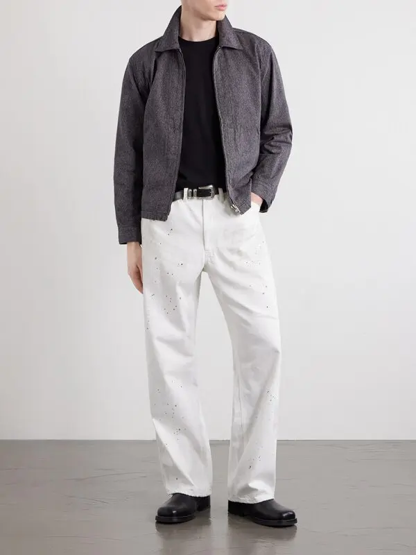 FULLCOUNT Mock Twist Denim Zip-up Jacket