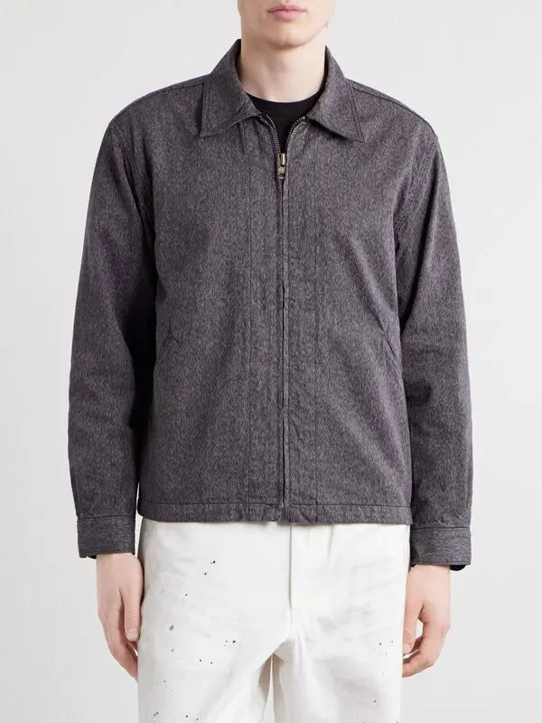 FULLCOUNT Mock Twist Denim Zip-up Jacket