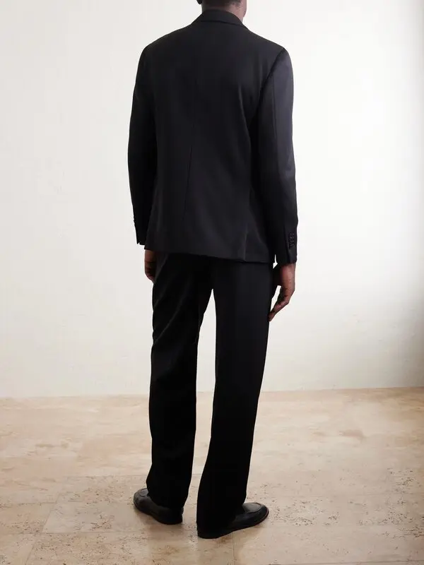 LARDINI Wool Gabardine Suit Jacket