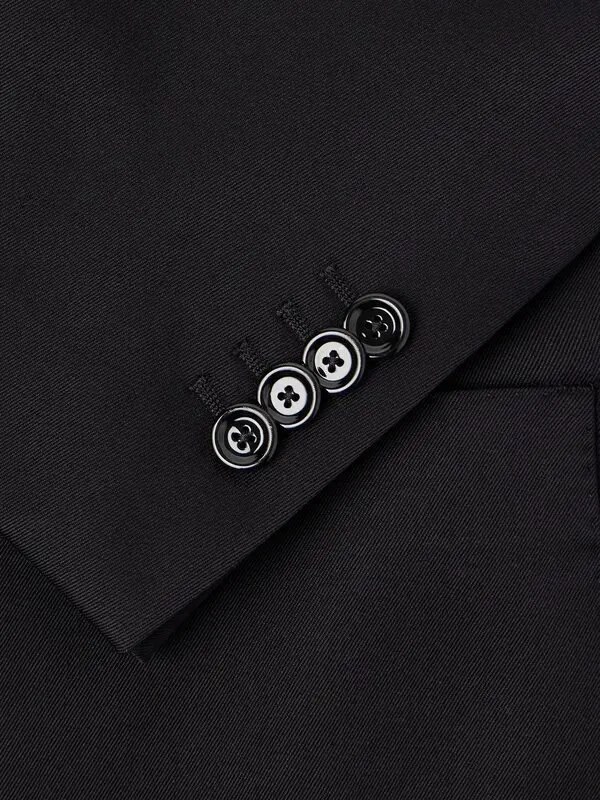 LARDINI Wool Gabardine Suit Jacket