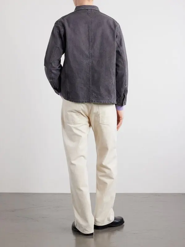 FULLCOUNT Distressed Denim Chore Jacket