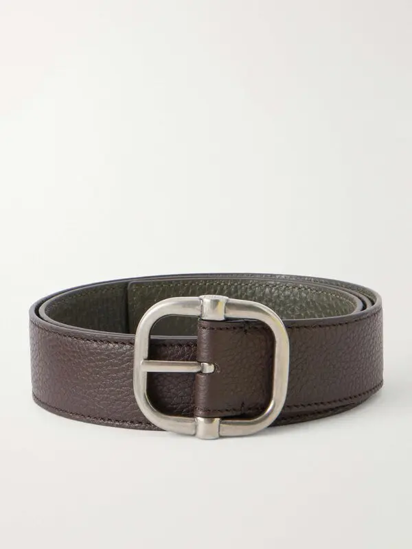 Loewe 3.5cm Reversible Full-grain Leather Belt