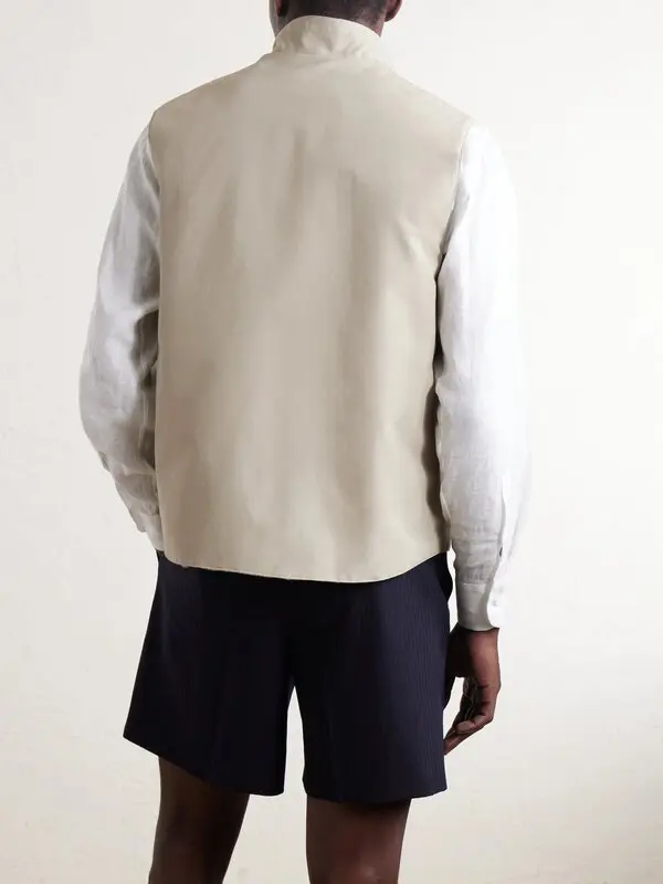 LARDINI Cotton-blend Gilet