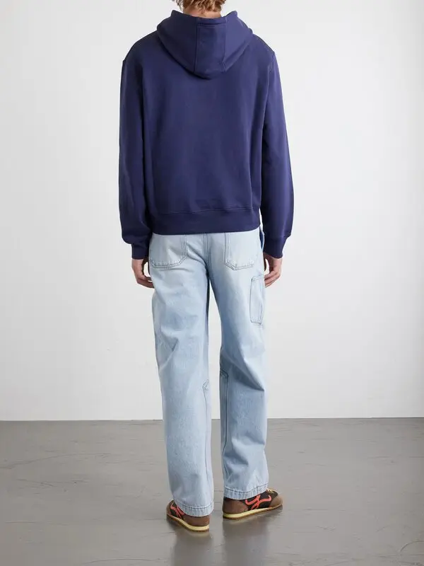 Loewe Cotton-jersey Hoodie - Blue