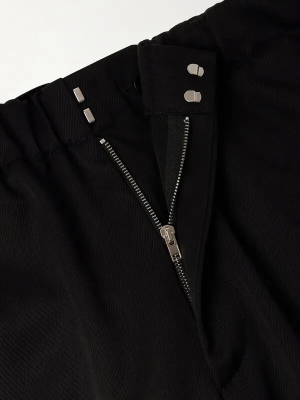 LARDINI Mid-rise Straight-leg Wool-twill Suit Trousers
