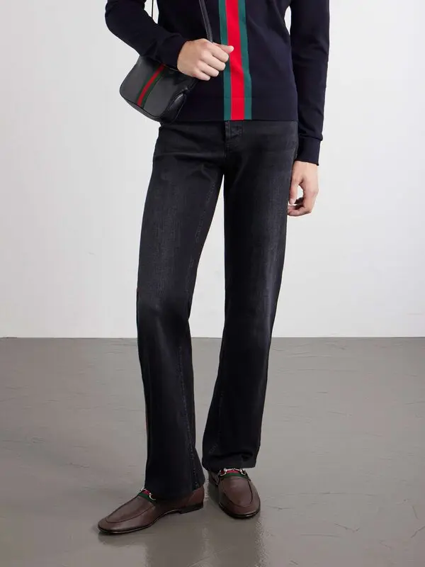 Gucci Horsebit-embellished Leather Loafers