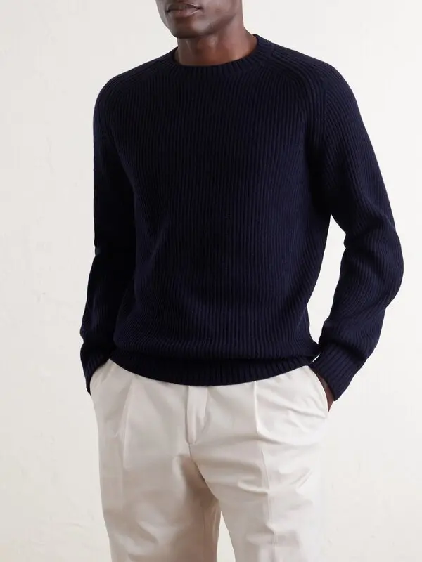 Altea Ribbed Virgin Wool Sweater
